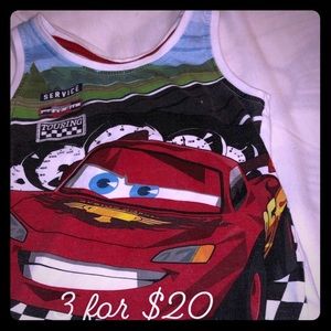 Disney | Shirts & Tops | Disney Cars Tank Top Size 23 3itemsfor2 | Poshmark